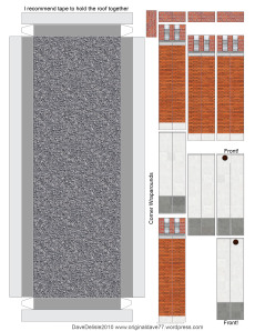 Ghostbusters Firehouse Papercraft - Dave's Geeky Ideas