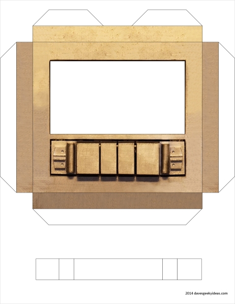 Guardians Of The Galaxy Cassette Player Papercraft - Dave's Geeky Ideas