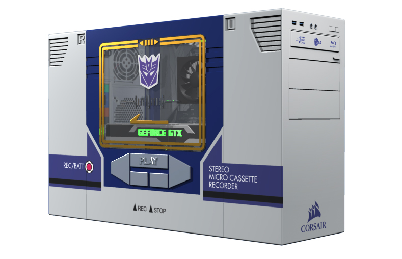 Transformers PC Tower Case - Dave's Geeky Ideas